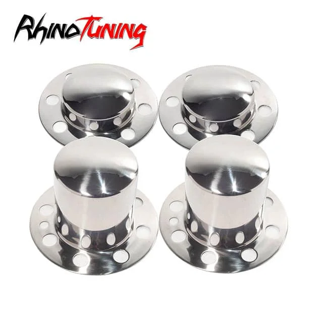 4pcs 5.15in 8 Lug Eagle Alloys Front Rear Dually Stainless Wheel Center ...